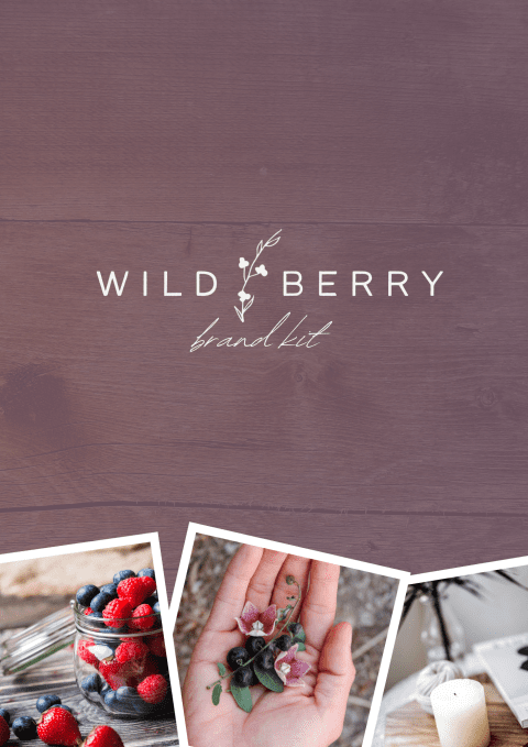 Wild Berry Canva Logo Kit | Creative Wilderness